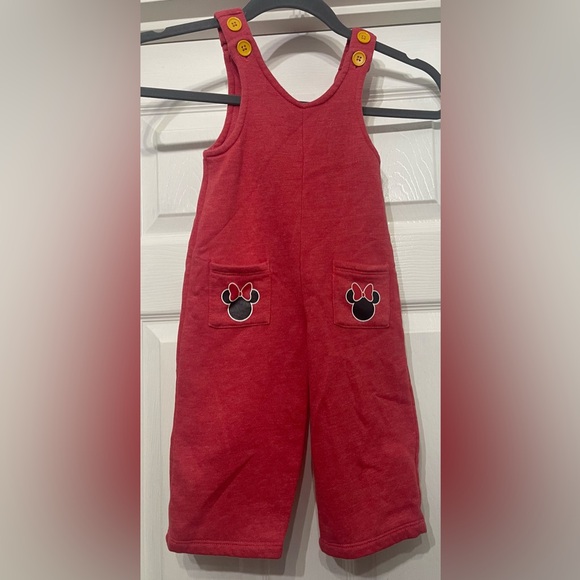 Disney | One Pieces | Disney Junior Minnie Mouse Overalls Size 8 Months ...